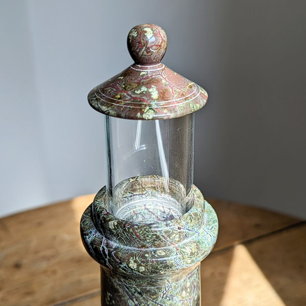 Cornish Serpentine Lighthouse Lamp – Boula